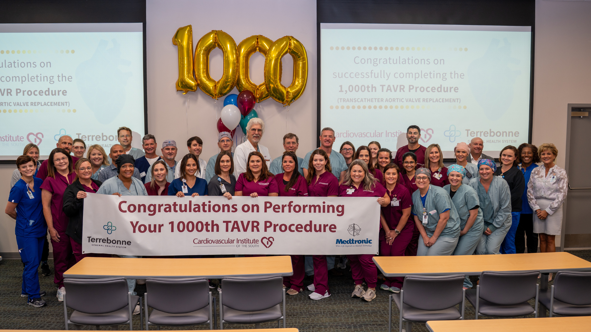 Terrebonne General and CIS Celebrate 1,000th Successful TAVR Procedure